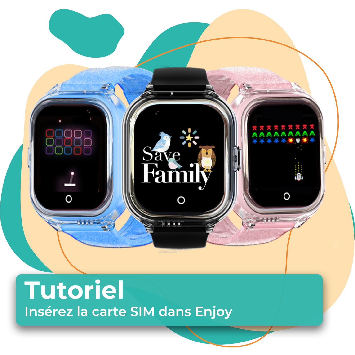 Insérez la carte SIM dans le modèle Enjoy